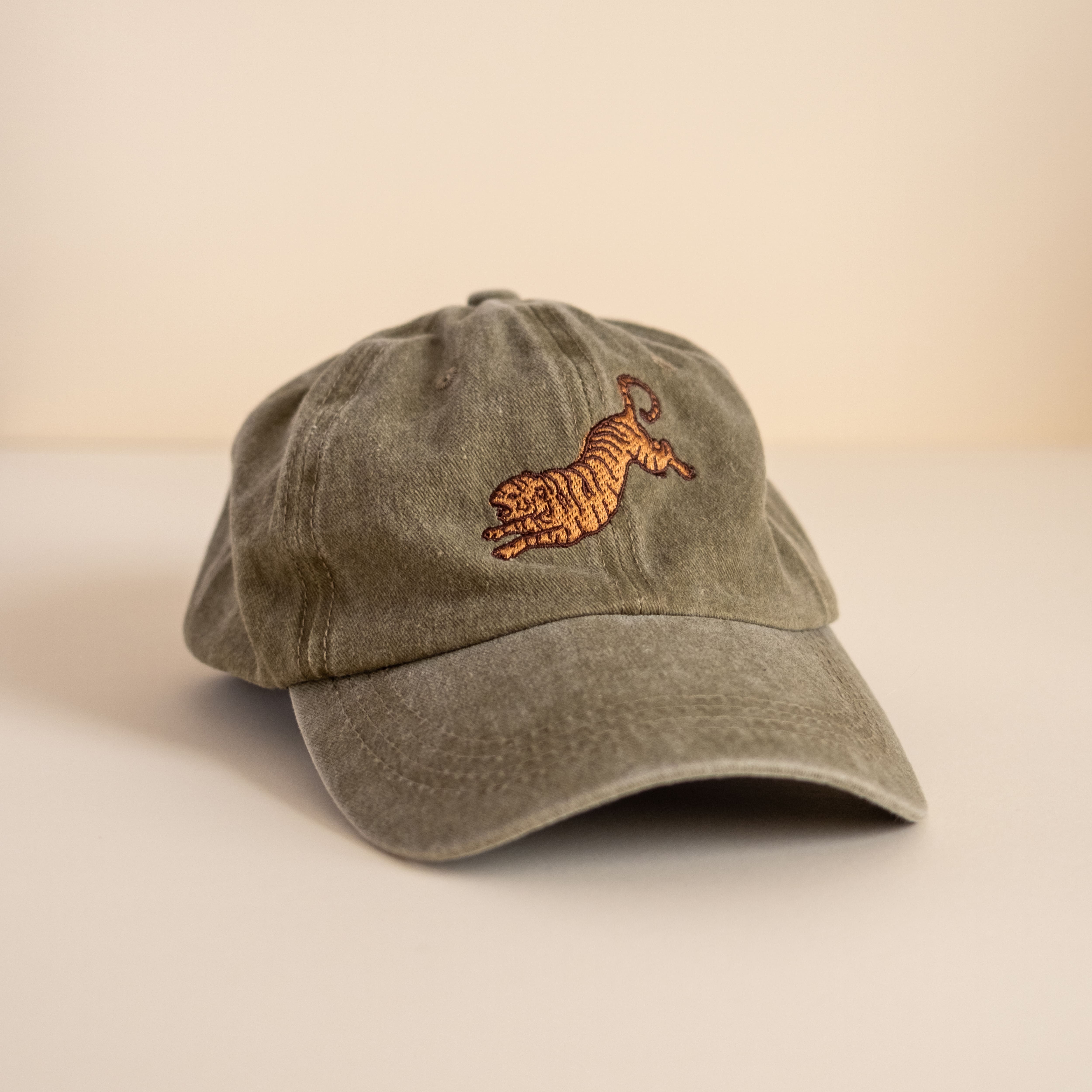 Tiger Embroidered Cap – cai & jo