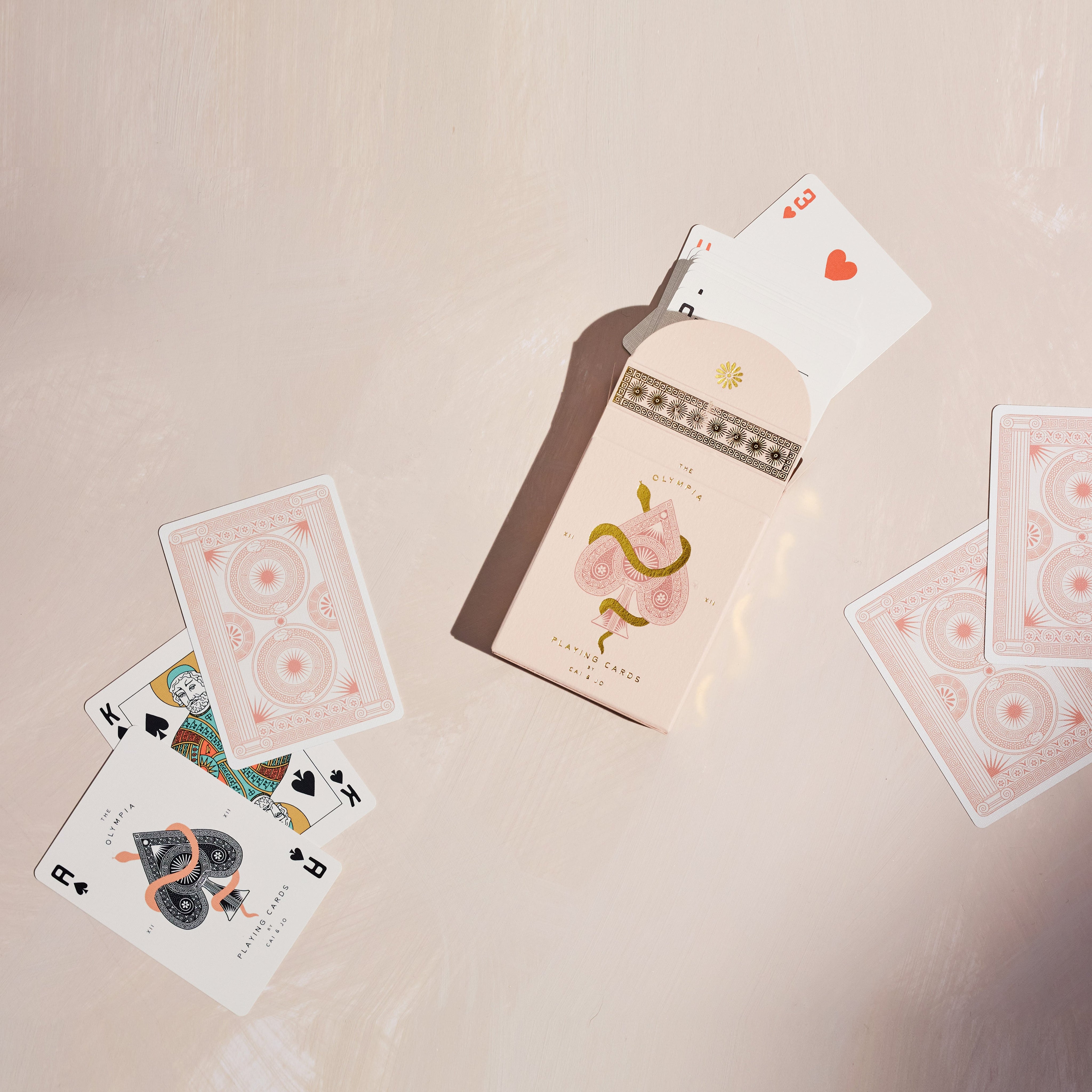 The Olympia Playing Cards in Stone – cai & jo